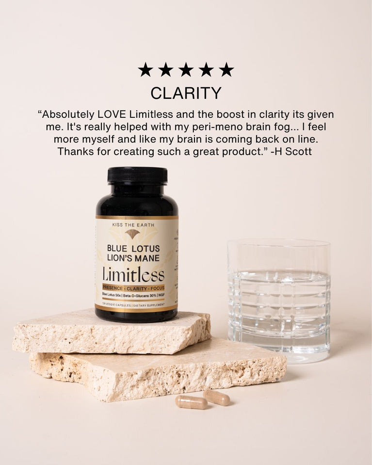 Limitless, Blue Lotus & Lion's Mane | Focus, Clarity, Presence ...