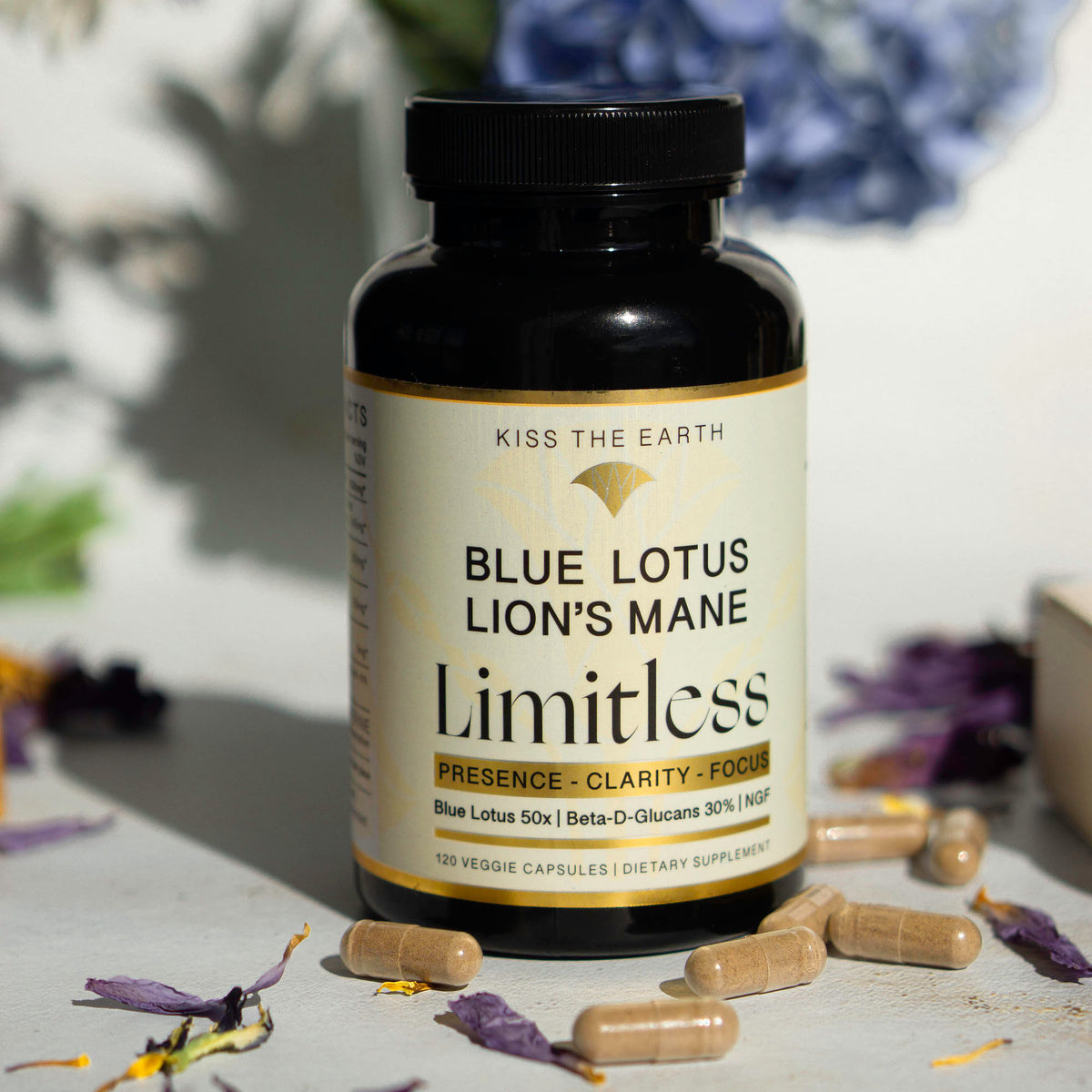 Limitless, Blue Lotus & Lion's Mane | Kisstheearth